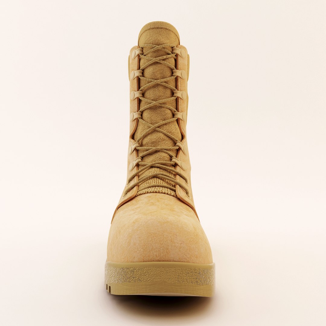Usmc Shoes Boots 3d Model