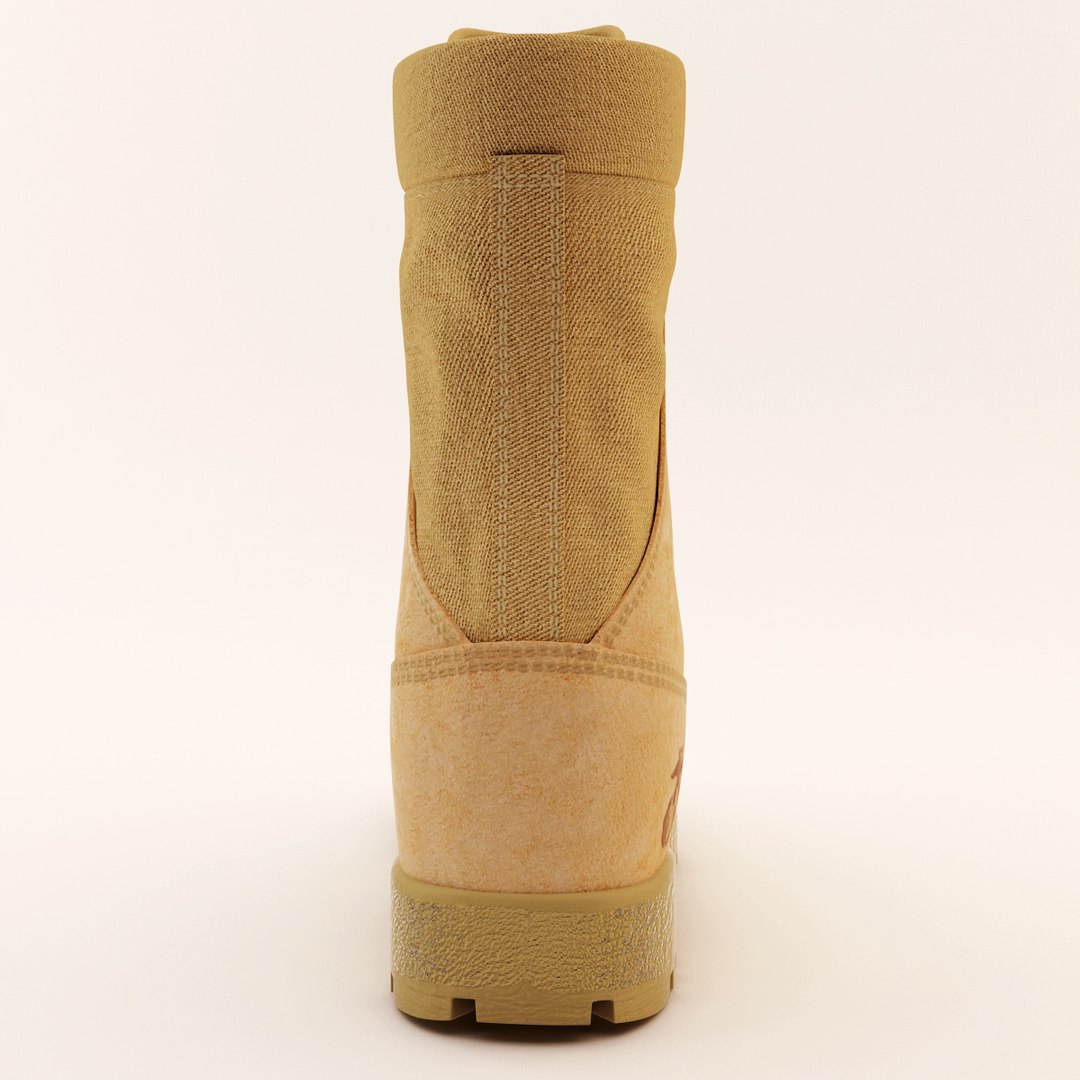Usmc Shoes Boots 3d Model