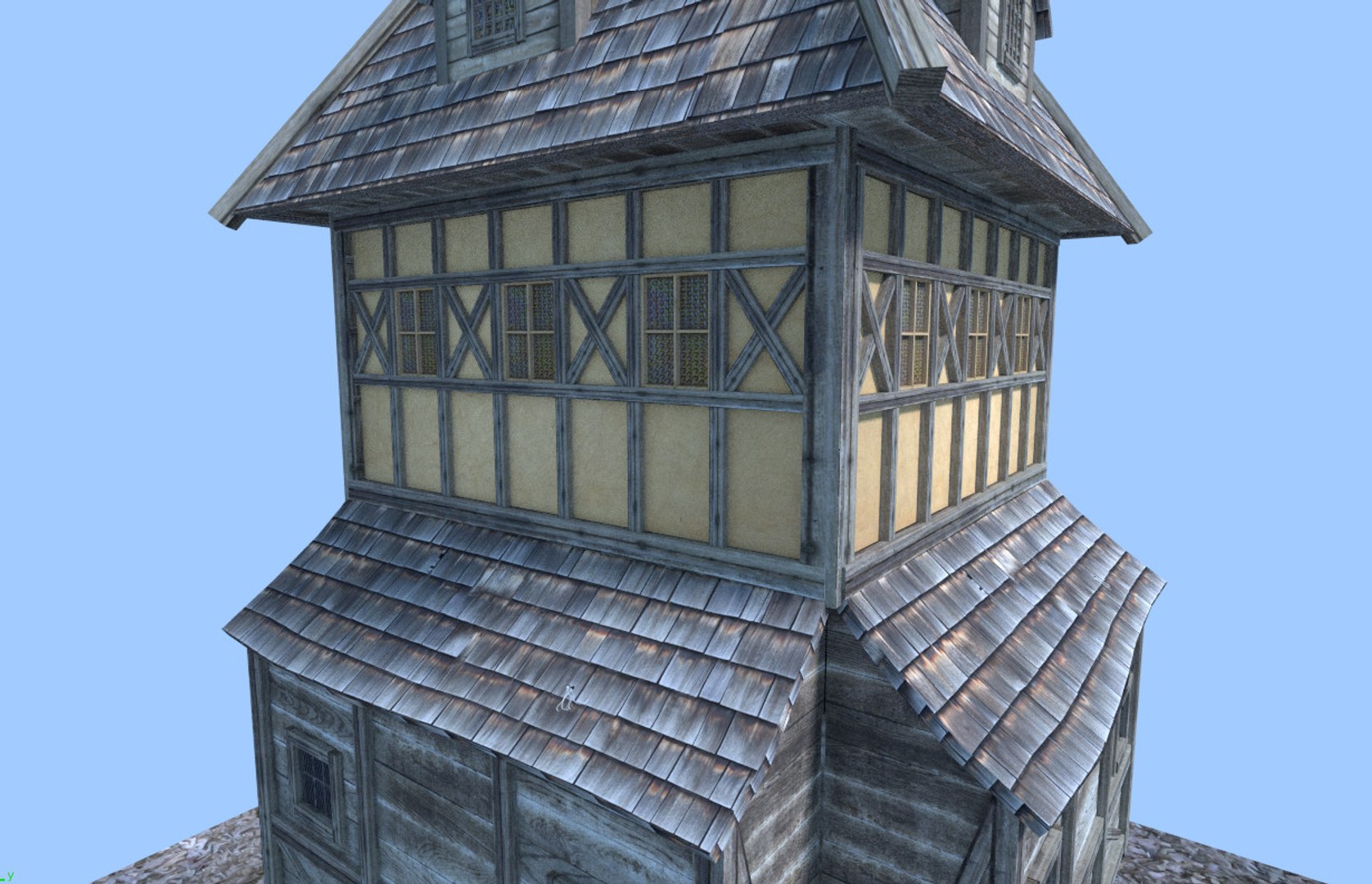 Medieval Tower 3d Model
