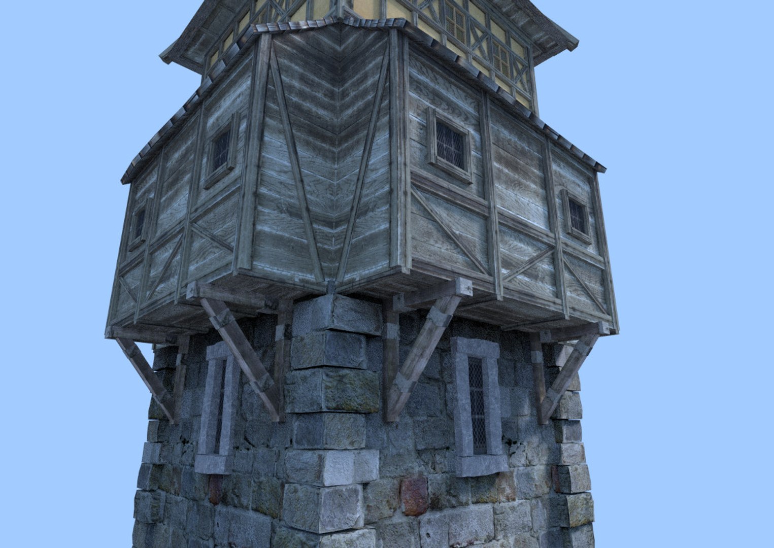 Medieval Tower 3d Model