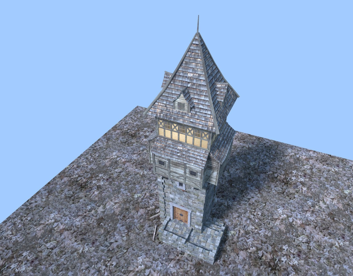 Medieval Tower 3d Model