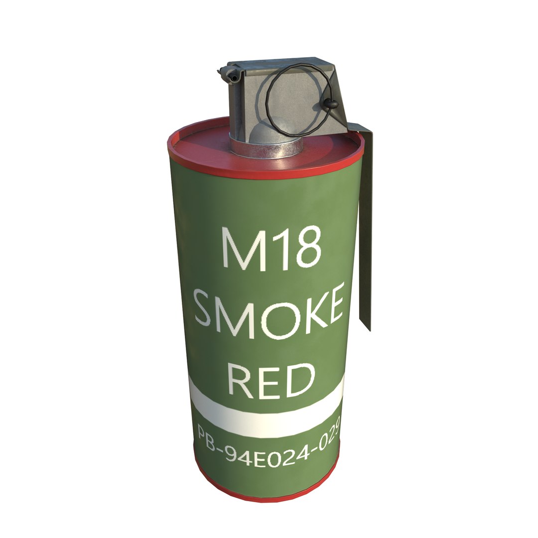 M18 Smoke Grenade 3d 3ds