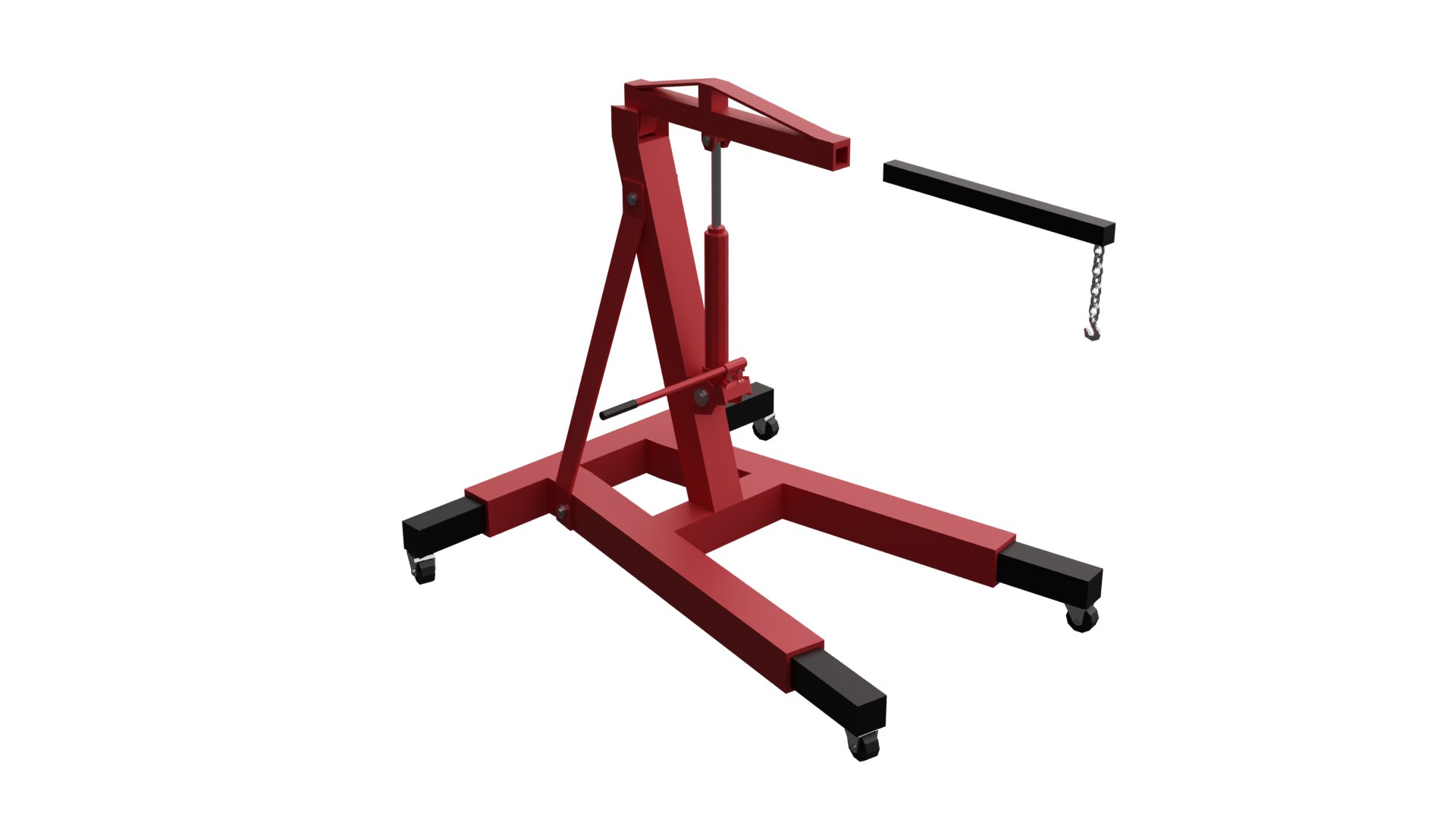 3D Engine Lifter Low Poly - TurboSquid 2292101