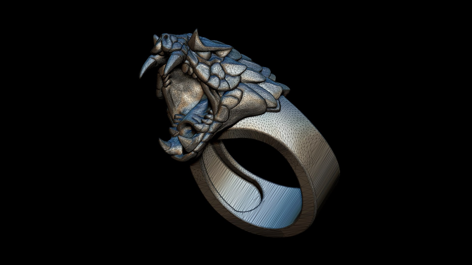 Snake Ring 3D Model - TurboSquid 2283751