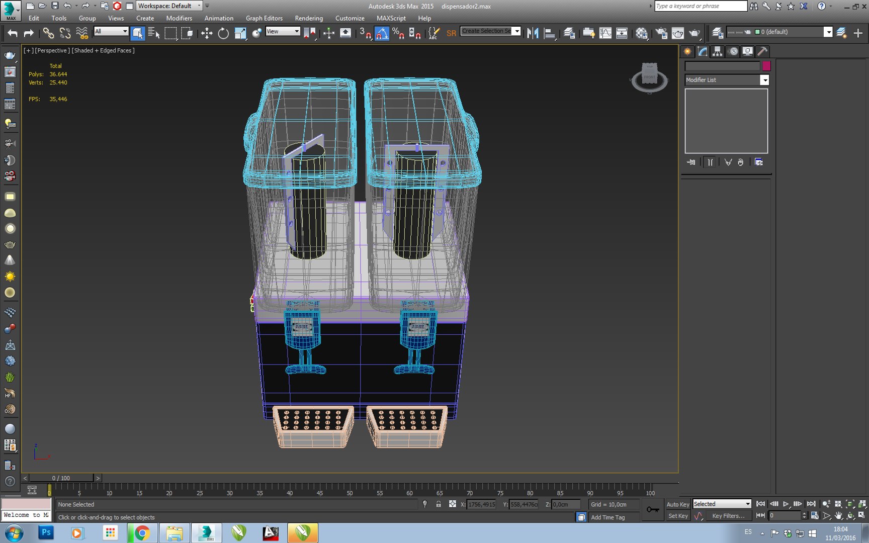 3d Juice Dispenser Model