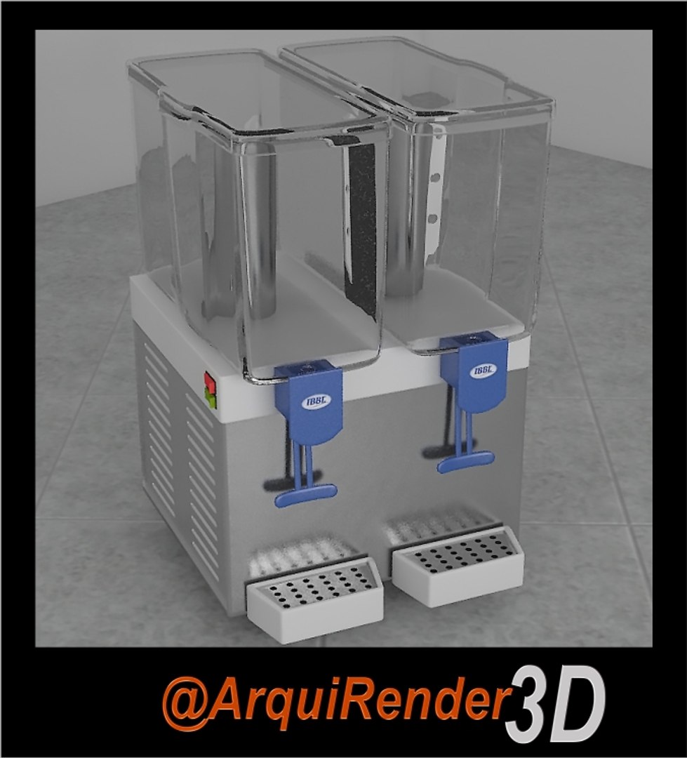 3d Juice Dispenser Model