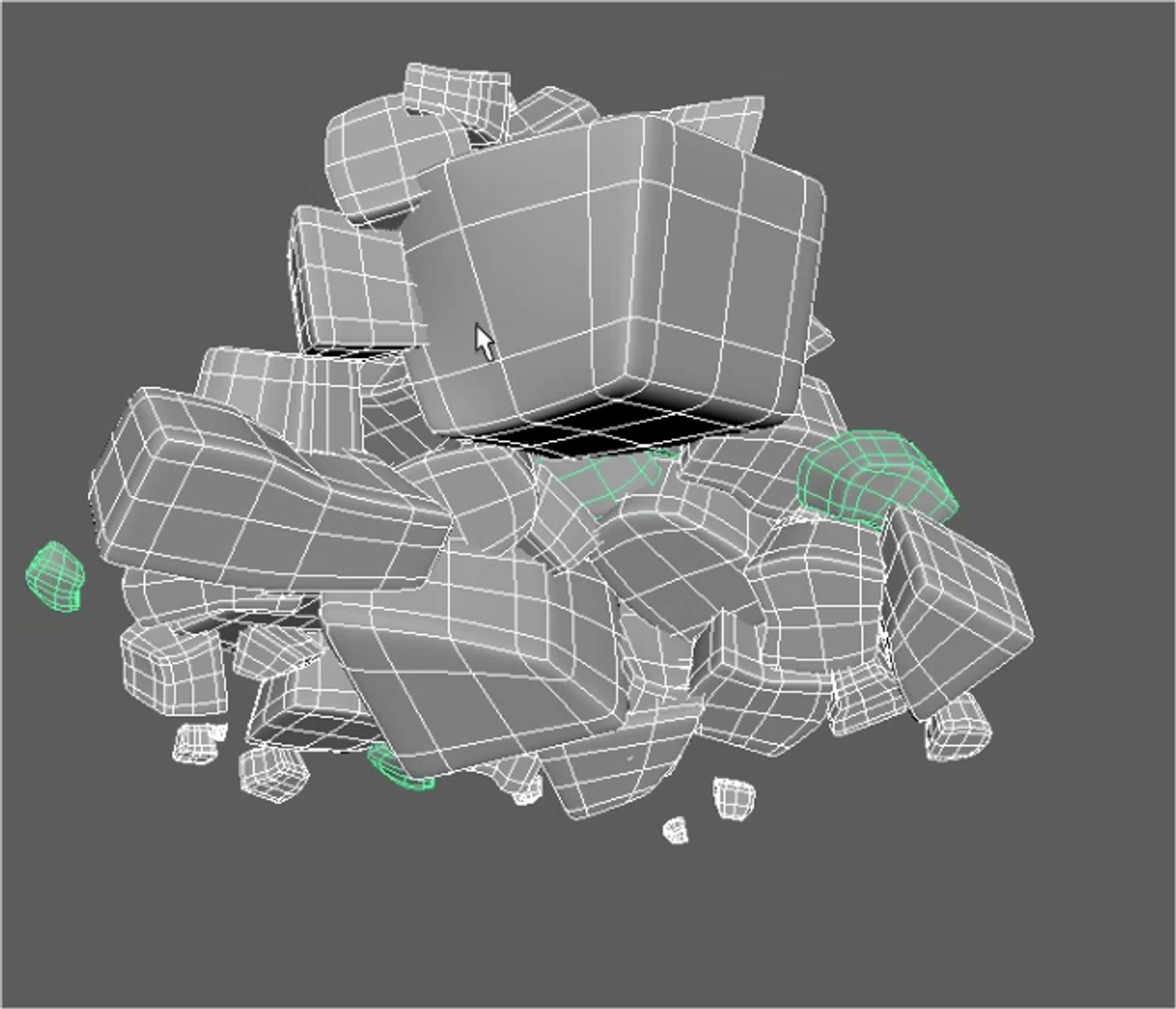 3D cartoon rocks - TurboSquid 1684944