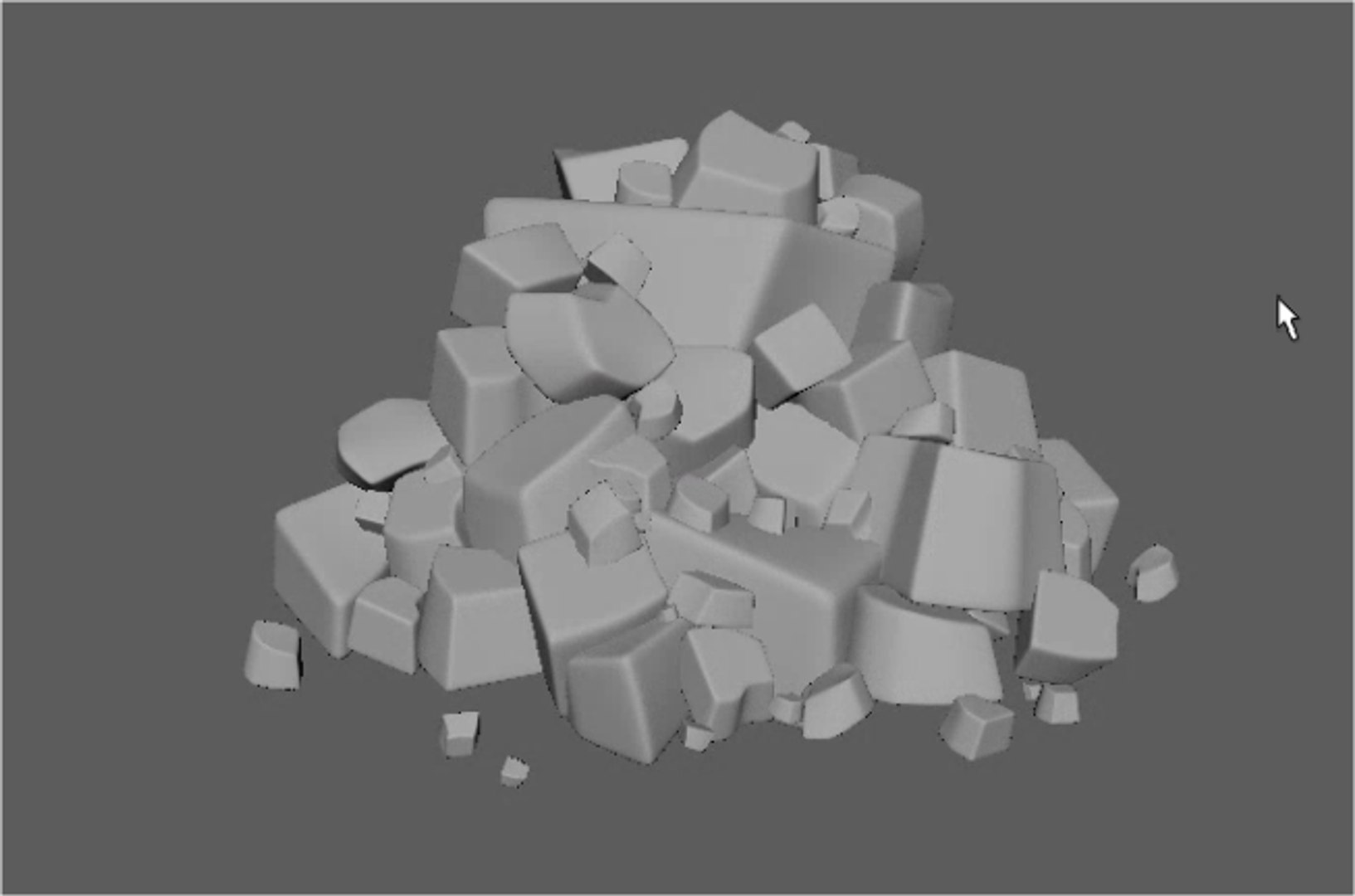 3D cartoon rocks - TurboSquid 1684944