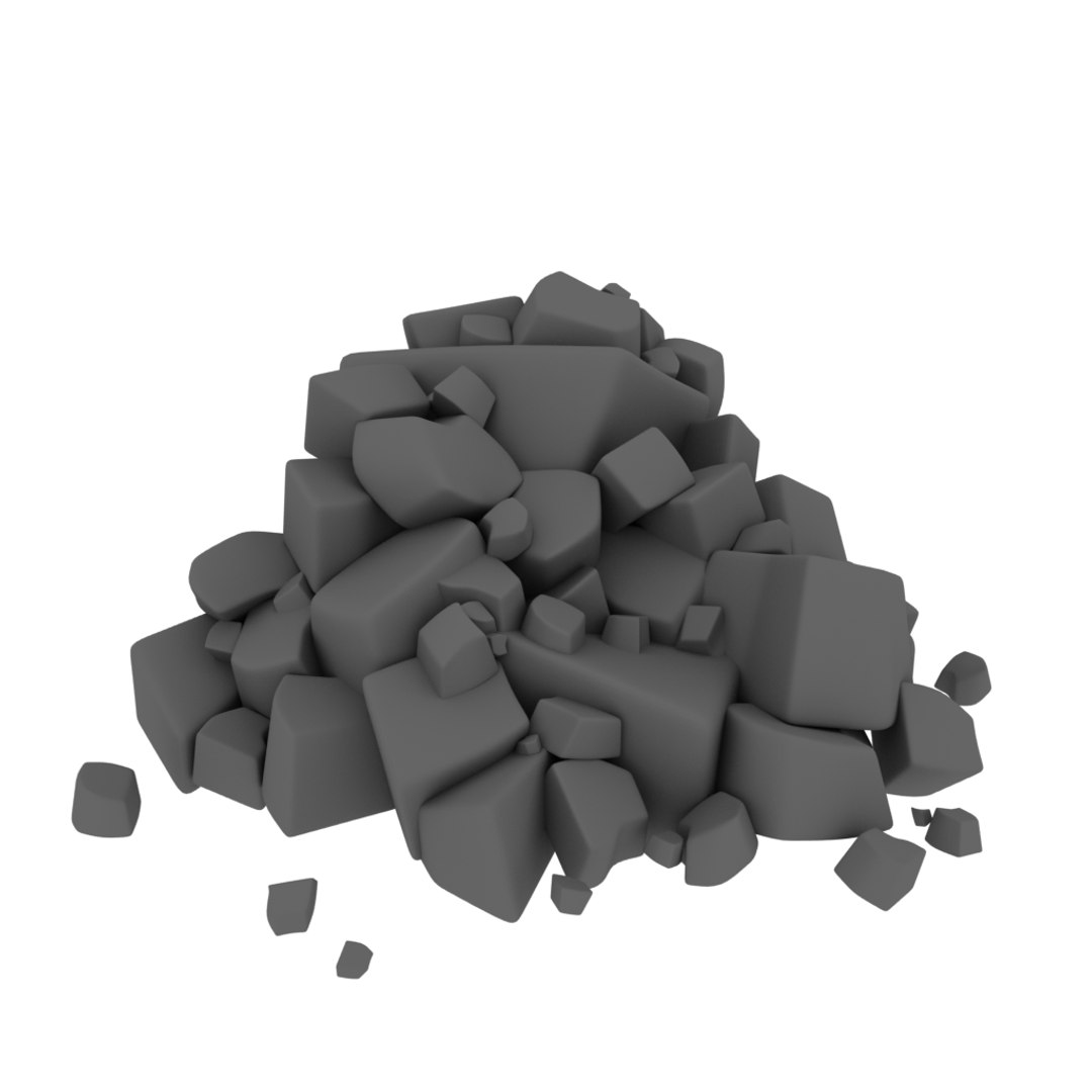 3D cartoon rocks - TurboSquid 1684944
