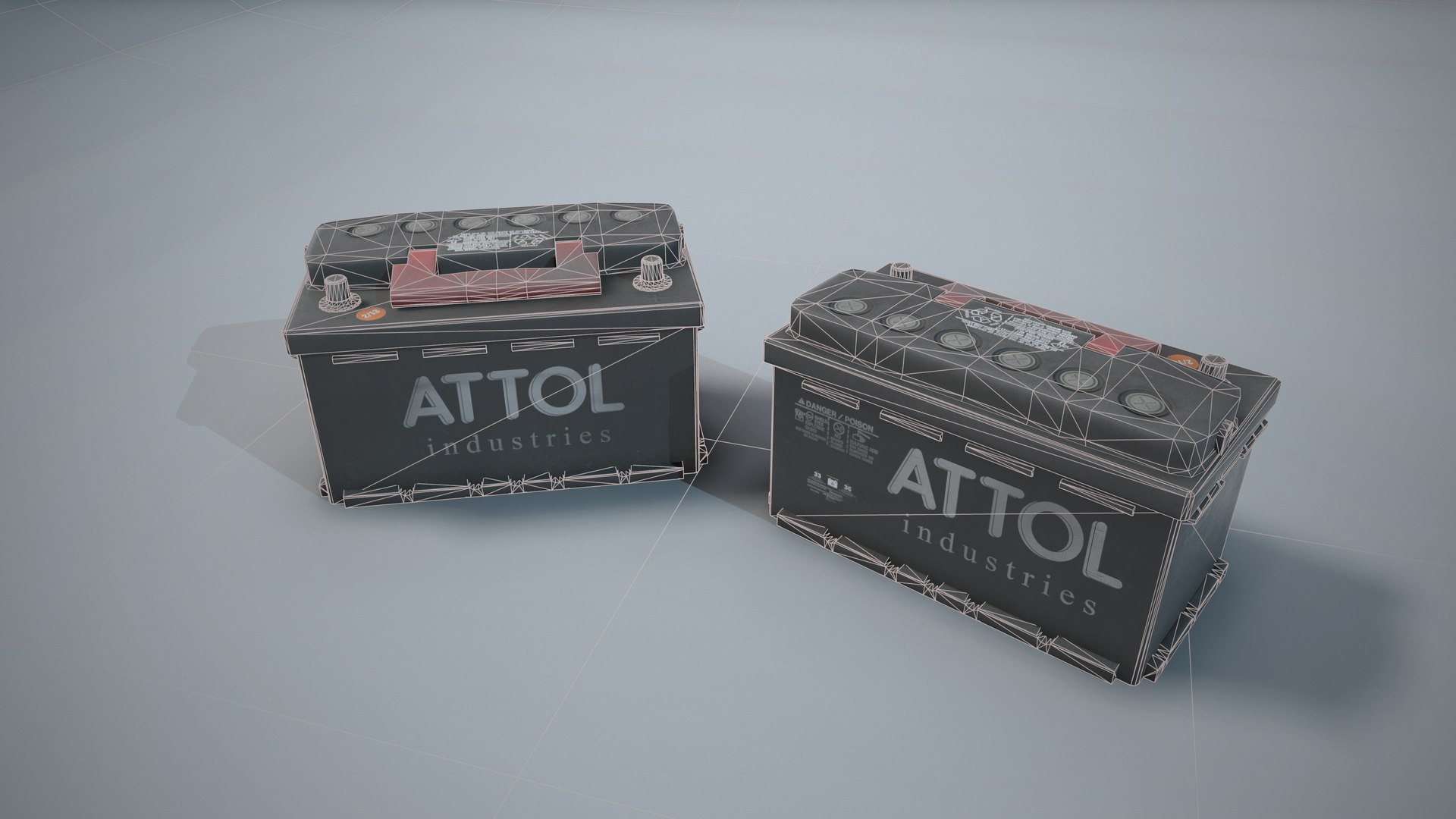 Realistic Car Battery 3D - TurboSquid 1407180