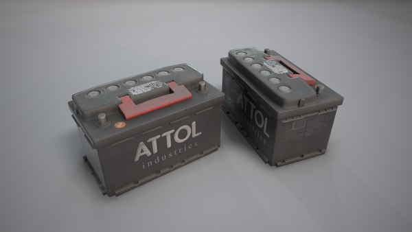 Realistic car battery 3D - TurboSquid 1407180