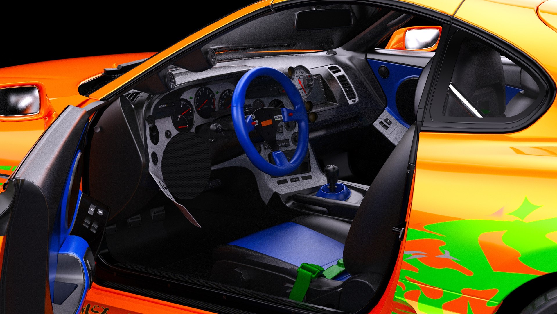 3D The Fast The Furious Toyota Supra 1994 Mk IV - TurboSquid 2375403