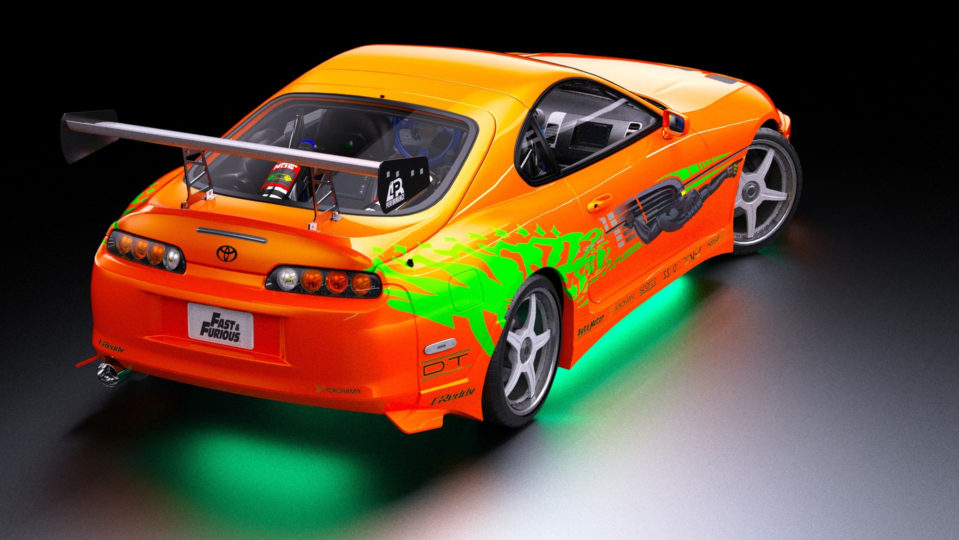 3D The Fast The Furious Toyota Supra 1994 Mk IV - TurboSquid 2375403