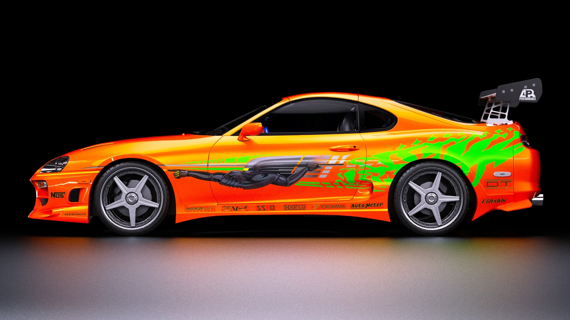 3D The Fast The Furious Toyota Supra 1994 Mk IV - TurboSquid 2375403