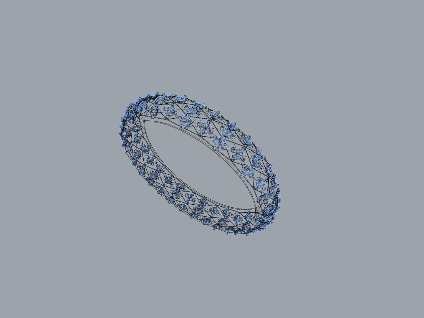 3D Faceted Diamind Ring - TurboSquid 2323810