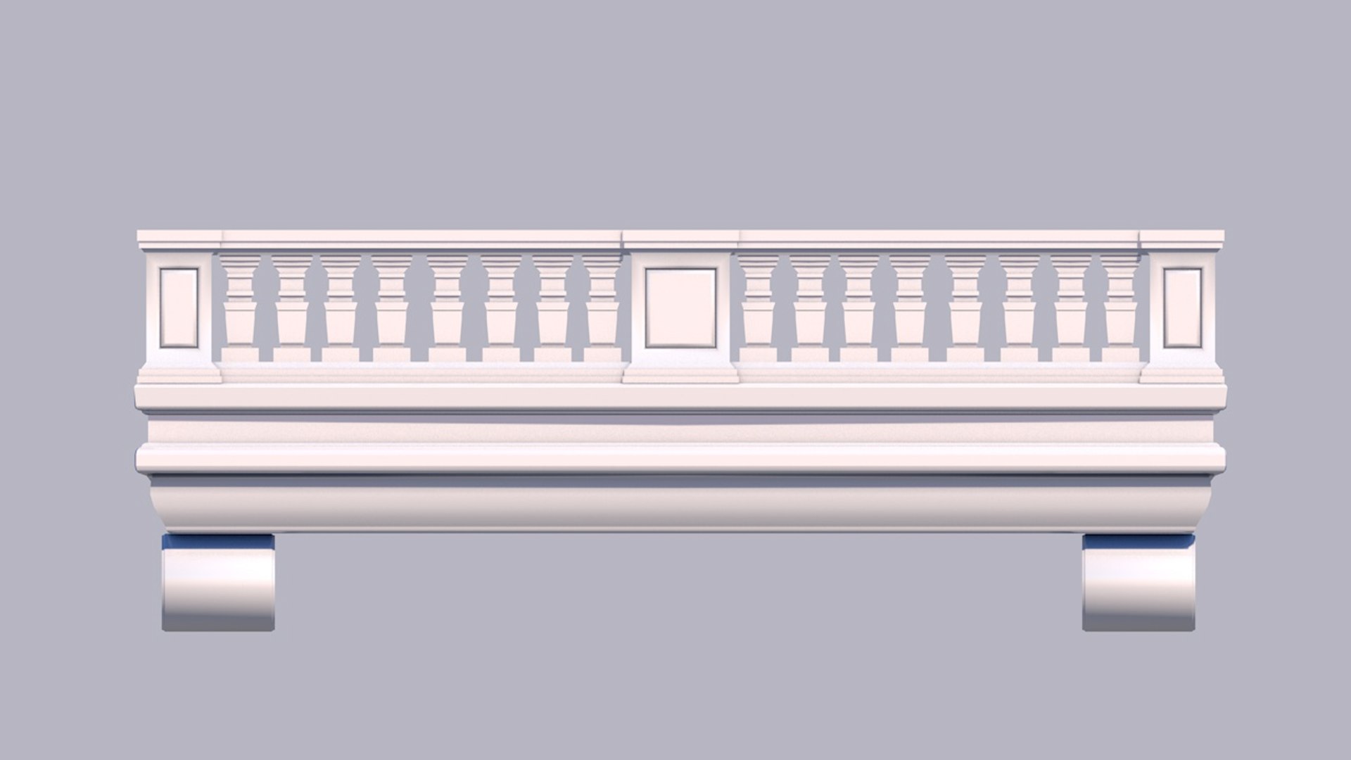 Free 3D Classic Balcony - TurboSquid 1396580