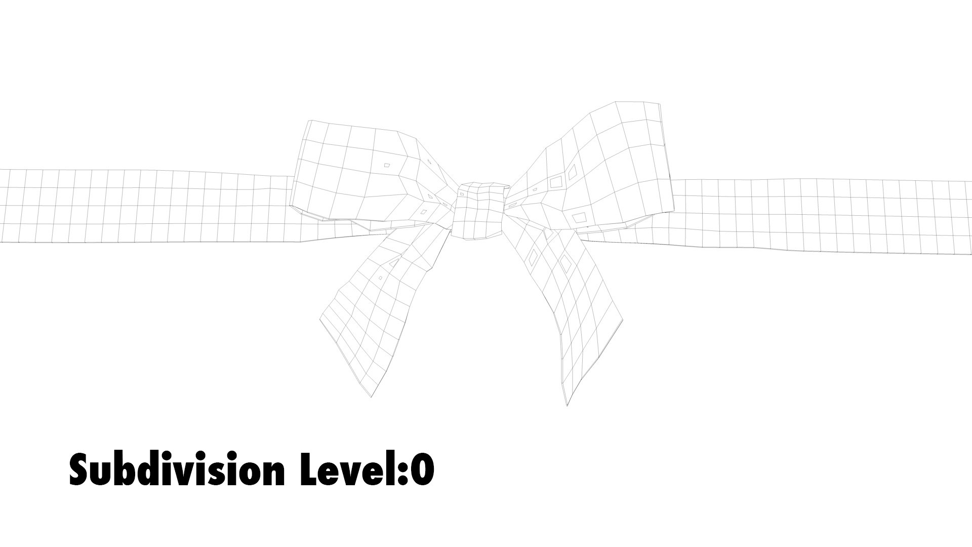 Ribbon Bow Unwrap Animation 3D Model - TurboSquid 1479371