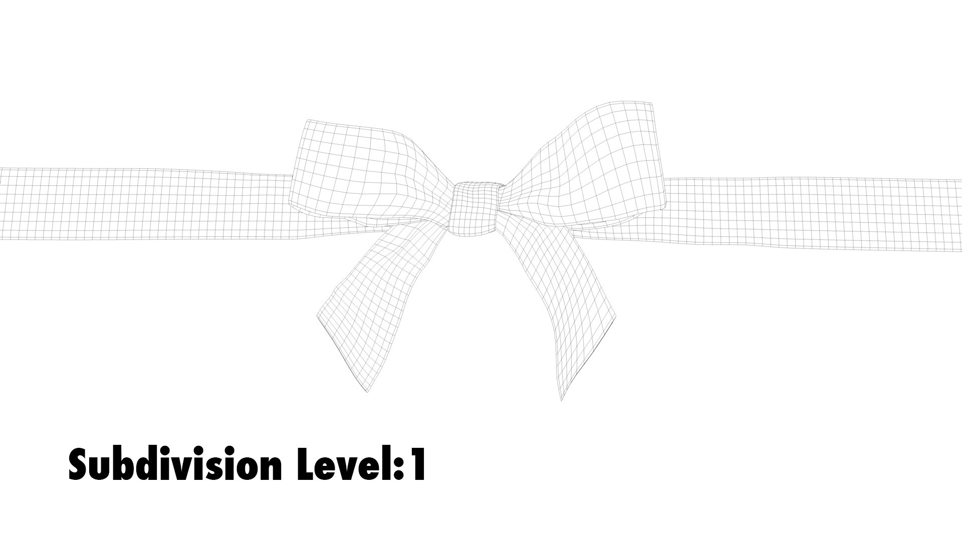 Ribbon Bow Unwrap Animation 3D Model - TurboSquid 1479371