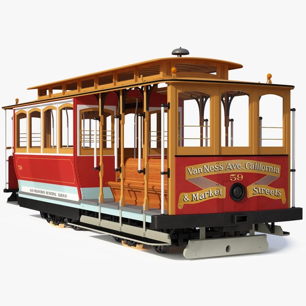 modelo 3d Teleférico de San Francisco - TurboSquid 1623898