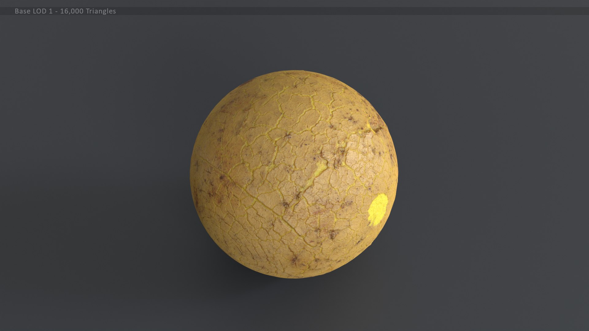 Old Foam Ball 6cm 3D - TurboSquid 2084926