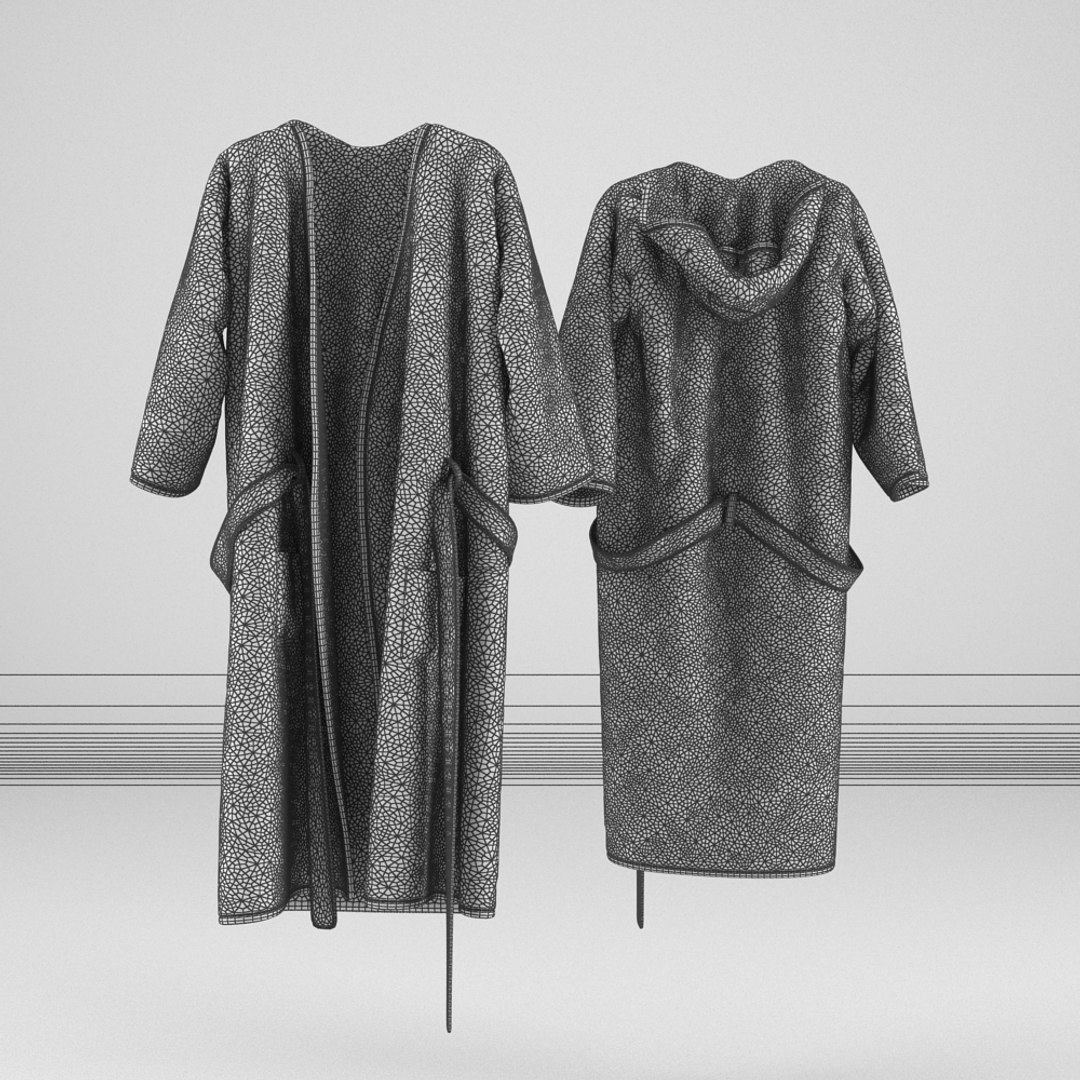 3d Robe 1 Model