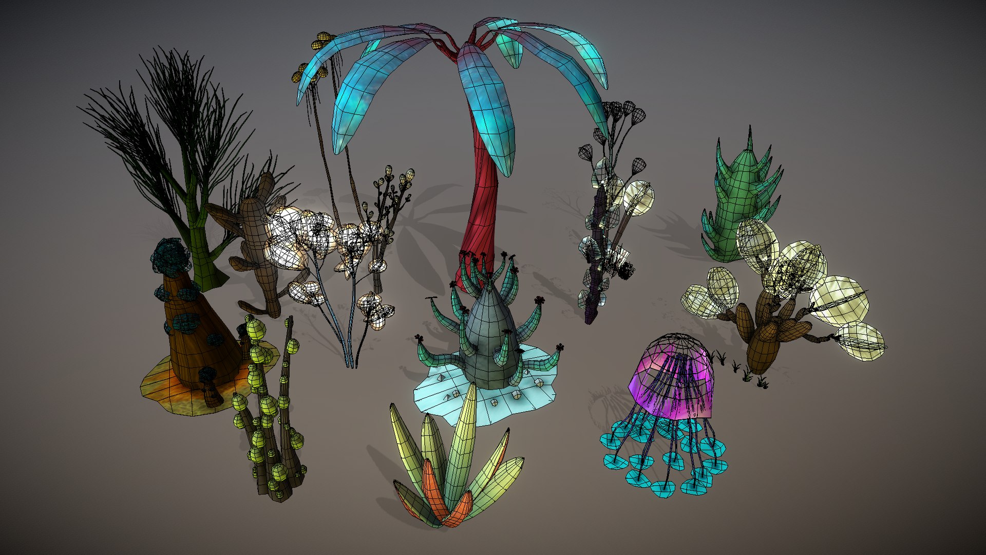 3D Cartoon Seaweed 2 Model - TurboSquid 2135387