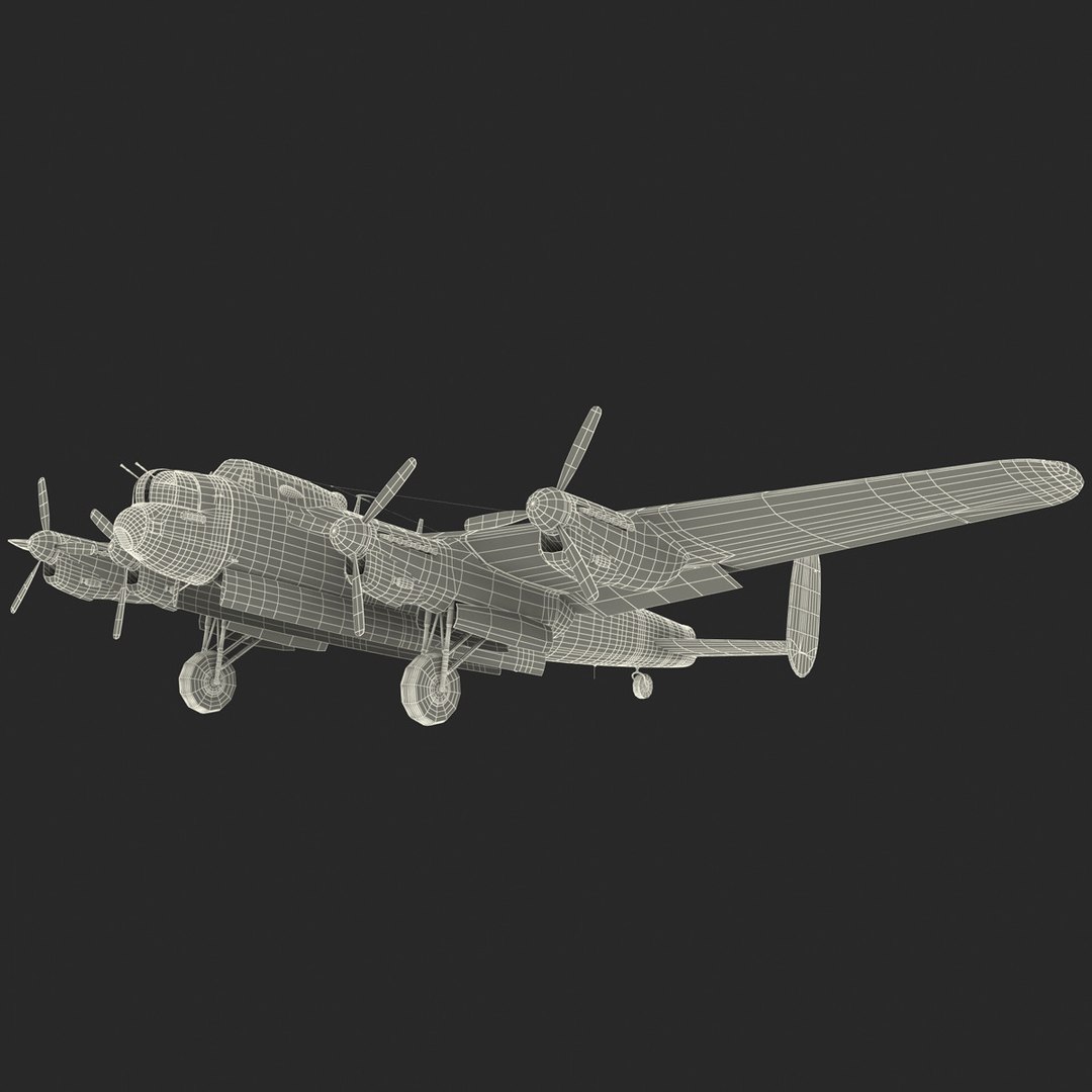 3d world war ii bomber model