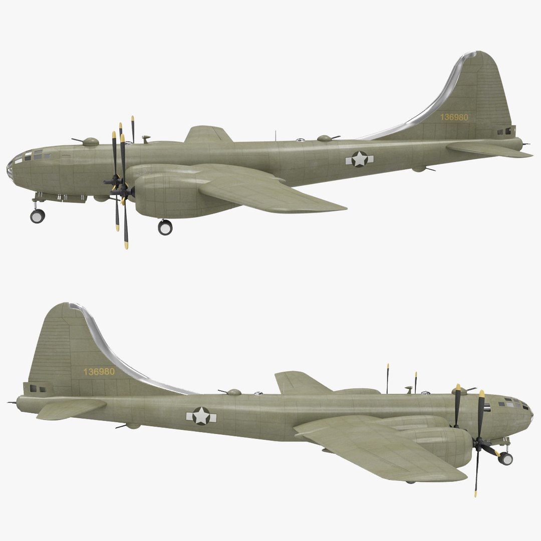 3d World War Ii Bomber Model