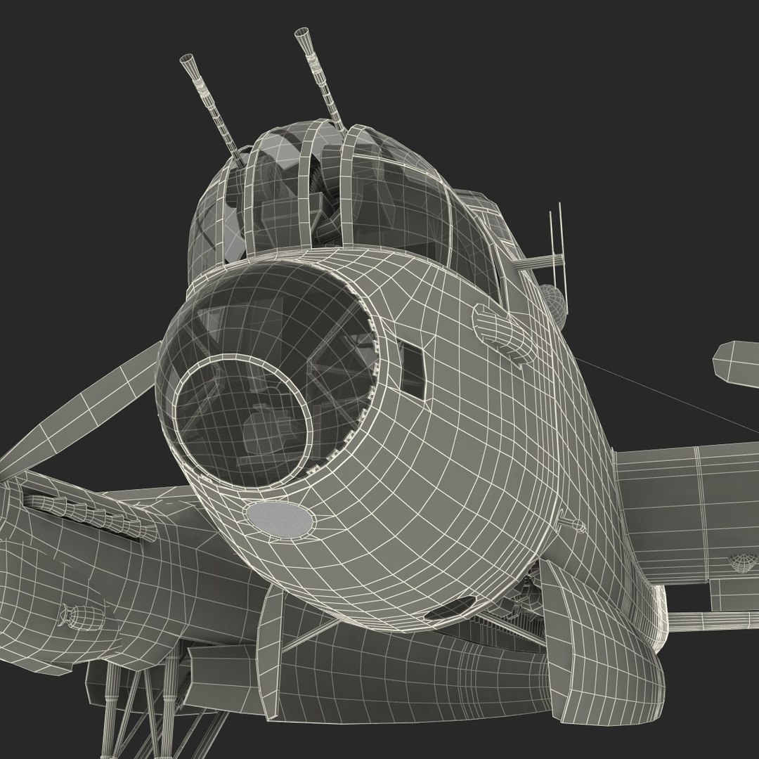3d world war ii bomber model