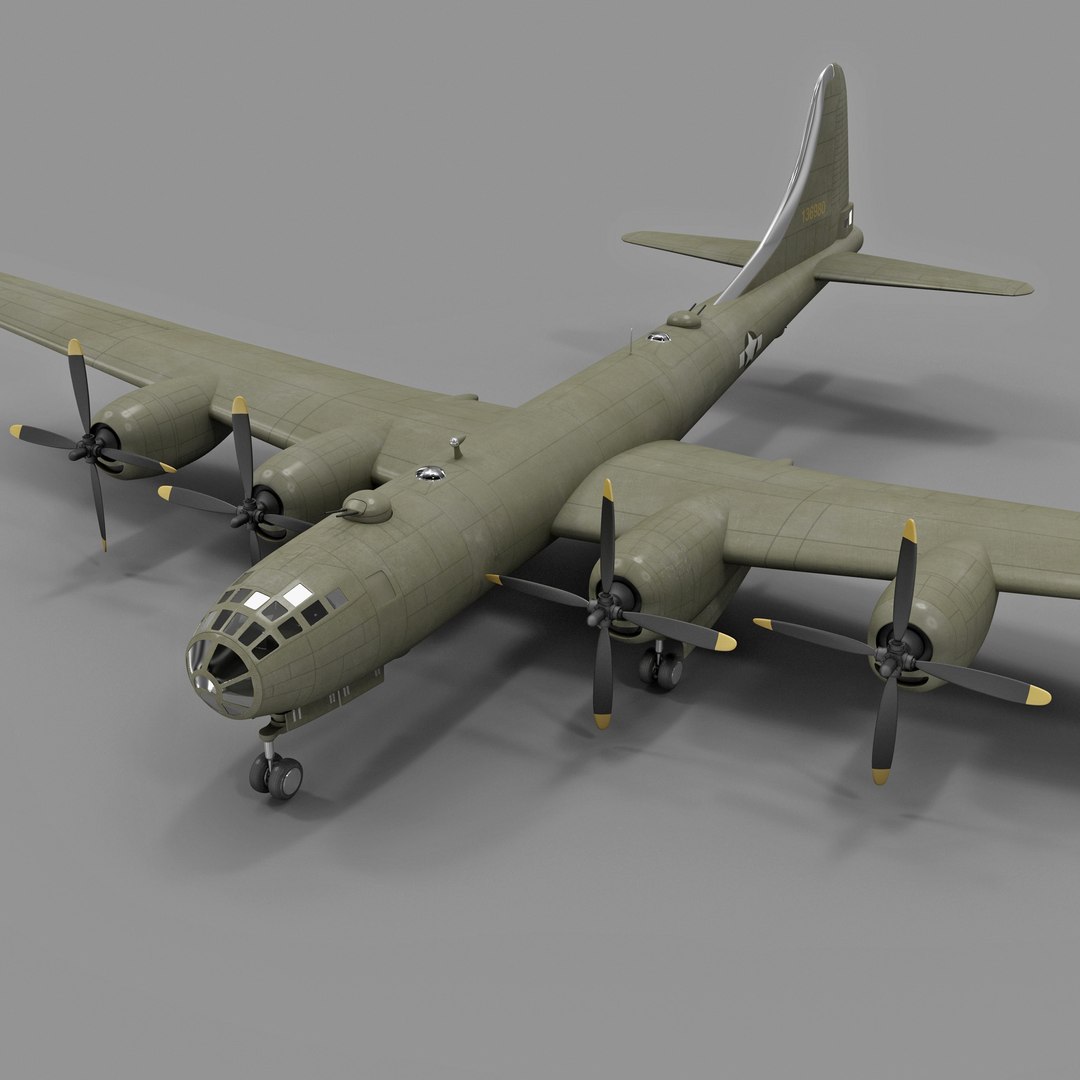 3d World War Ii Bomber Model