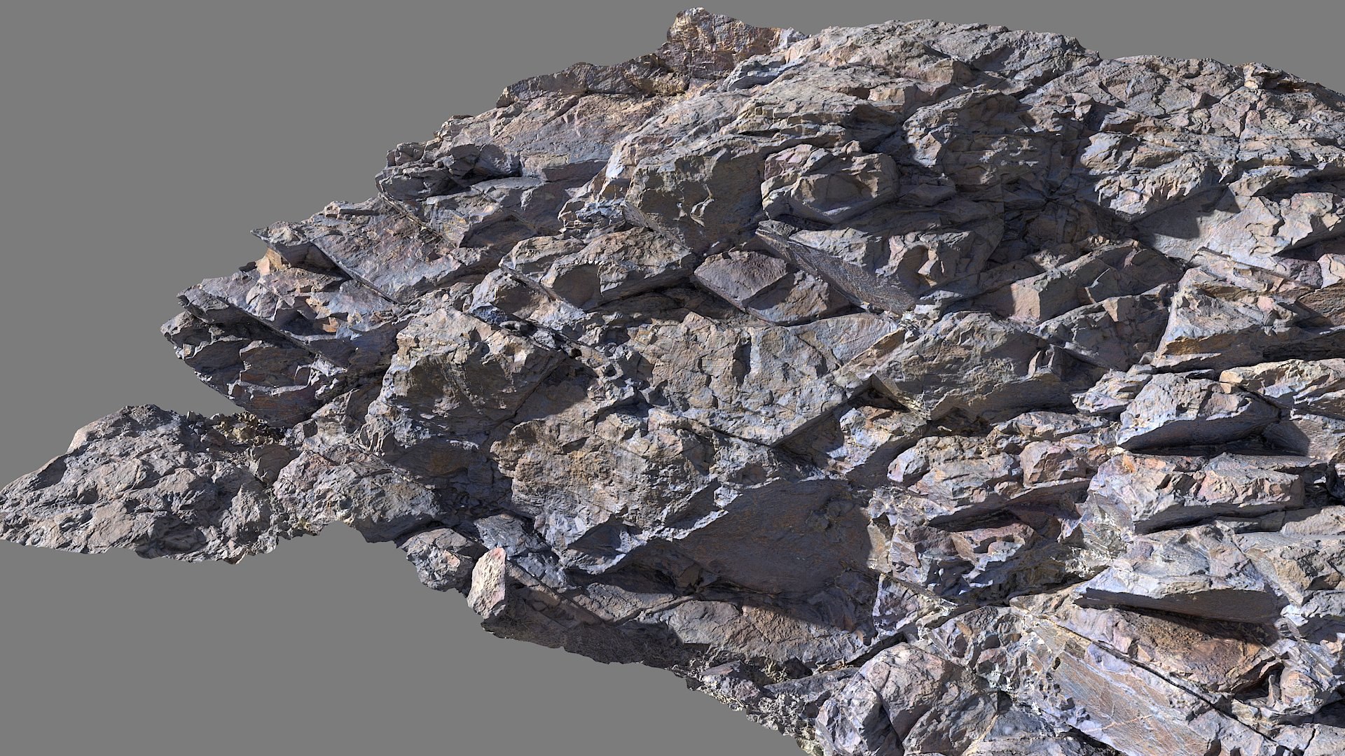 3D Cliff Wall 10 Scanned model - TurboSquid 2093114