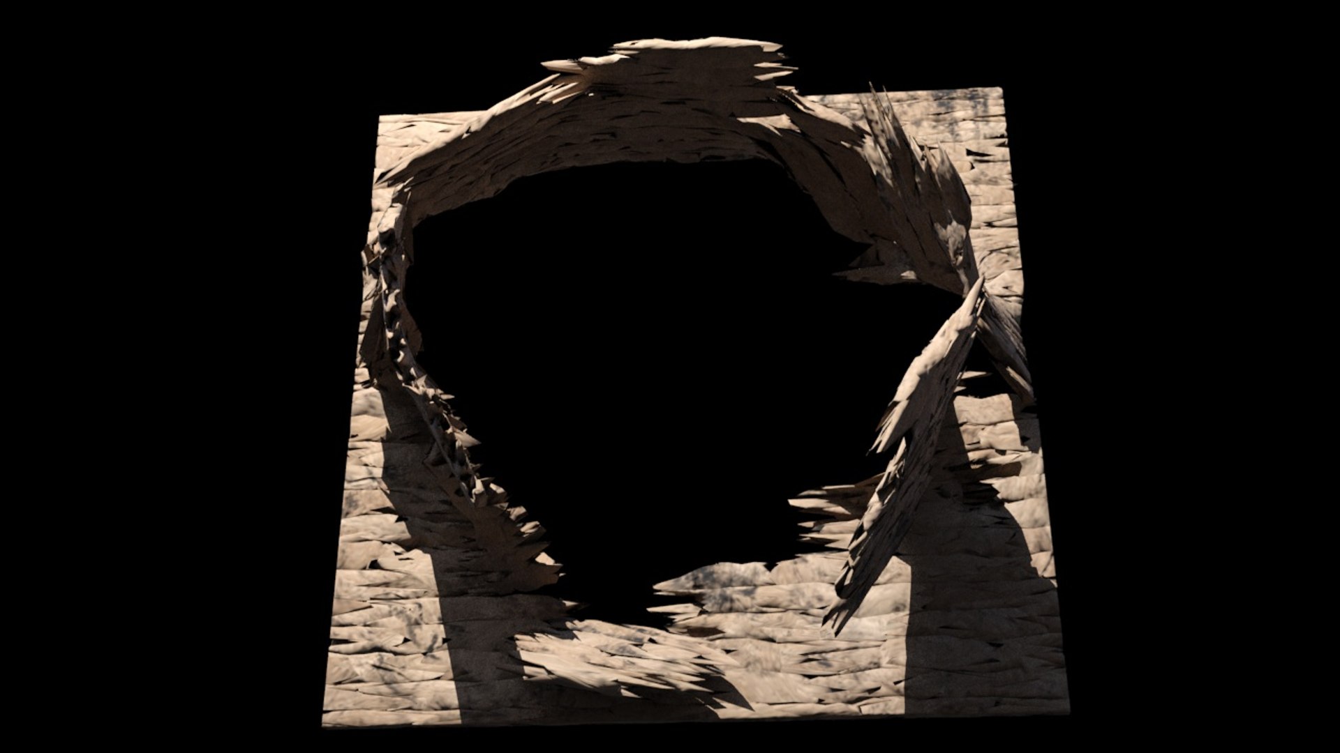 3D wood broken - TurboSquid 1641197