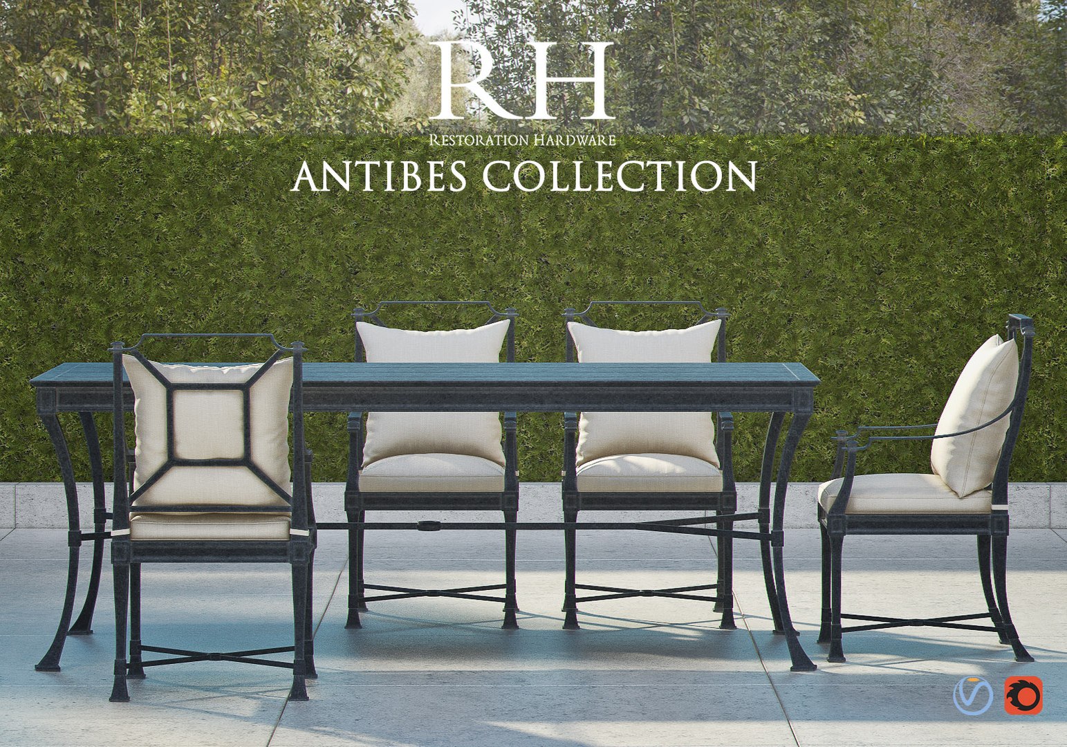 Maya Restoration Hardware - Antibes