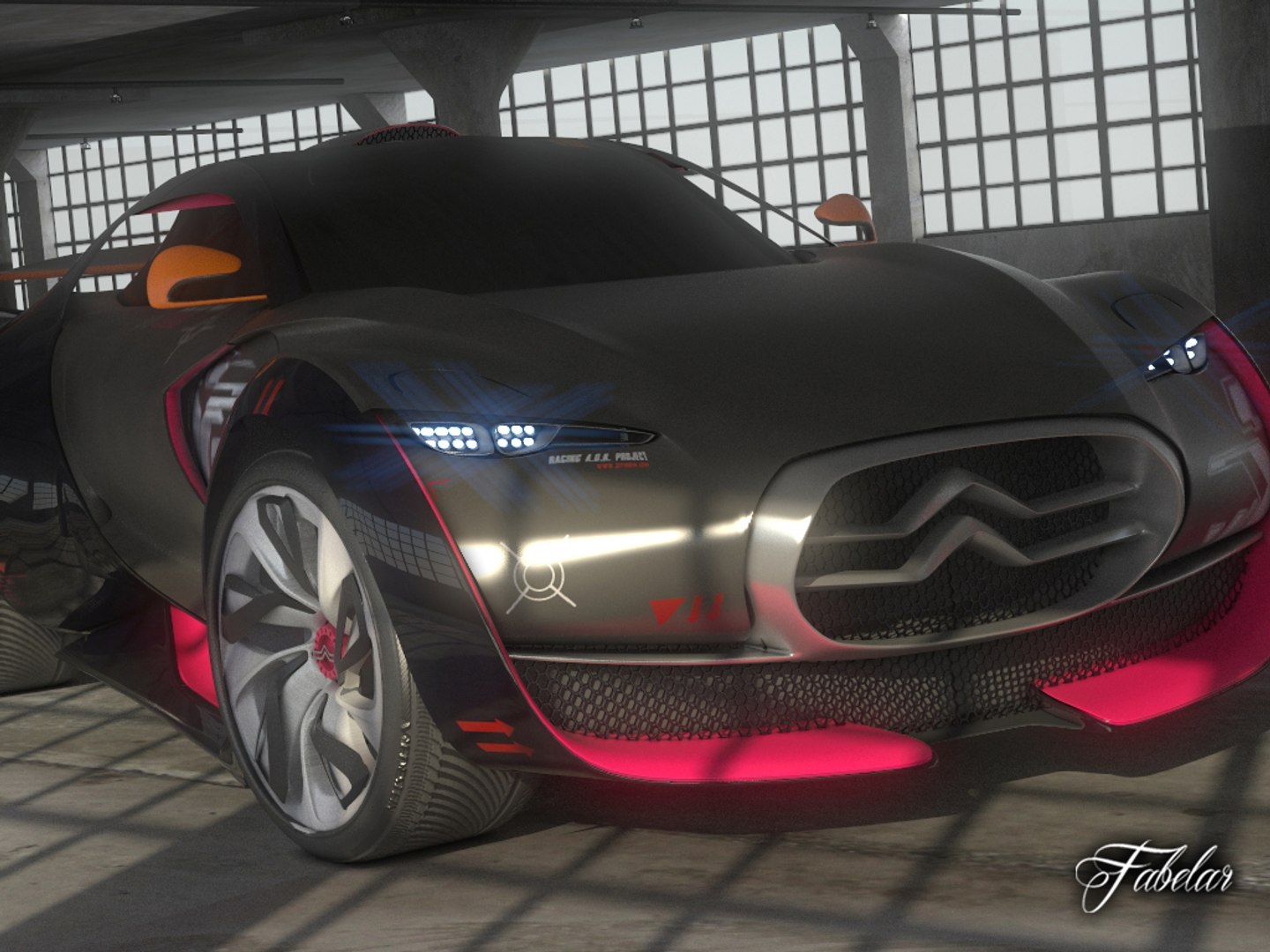 3d Model Citroen Survolt Car Concept