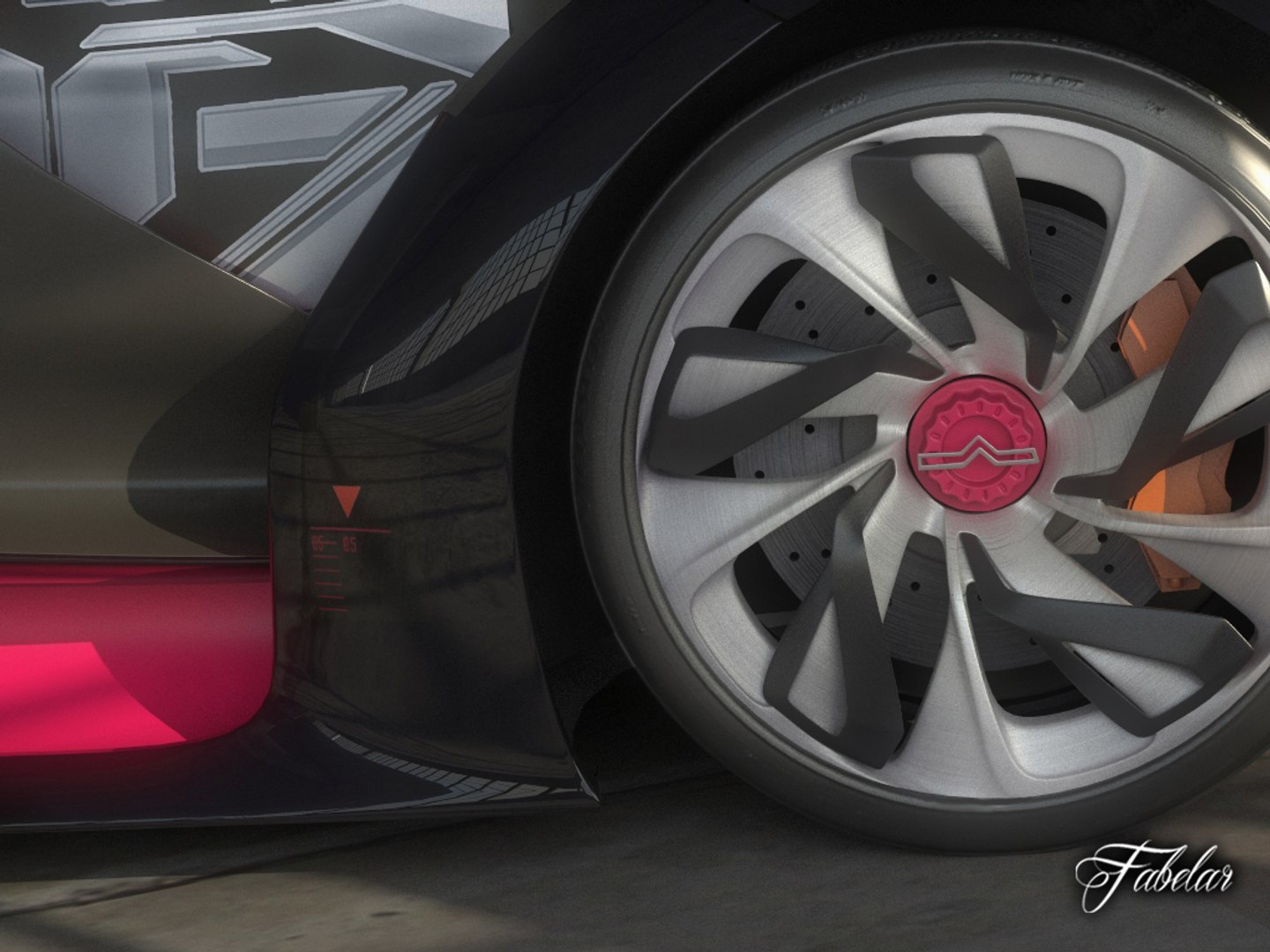 3d Model Citroen Survolt Car Concept