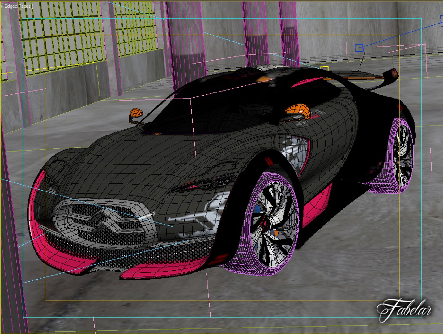 3d Model Citroen Survolt Car Concept