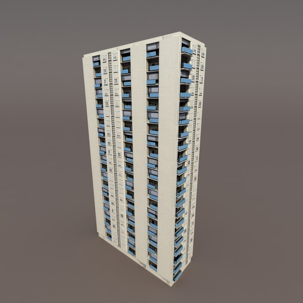 high-rise building modelled max