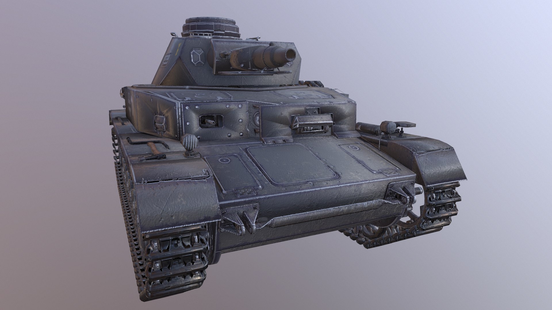 3D Panzerkampfwagen Iv Ausf E - TurboSquid 1302921