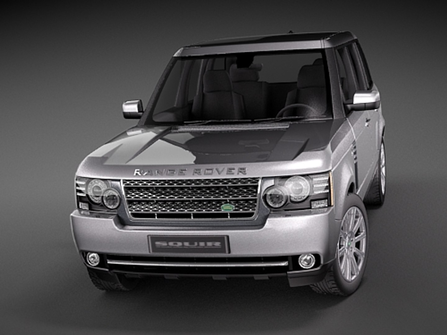 land rover range 2010 3d model