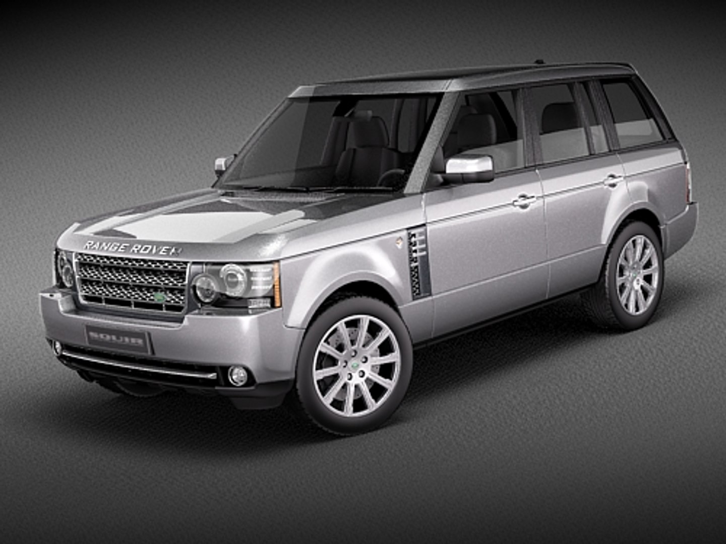 land rover range 2010 3d model