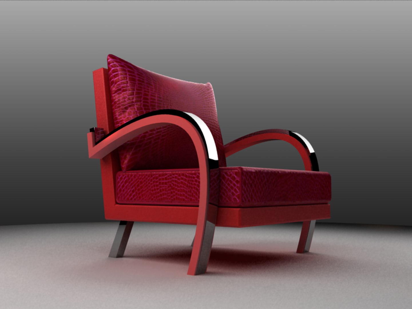 Chair Set 3d Model