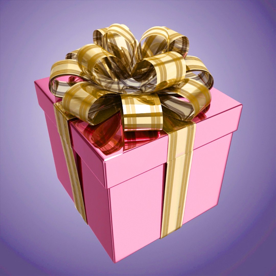 Gift Box 3d Model