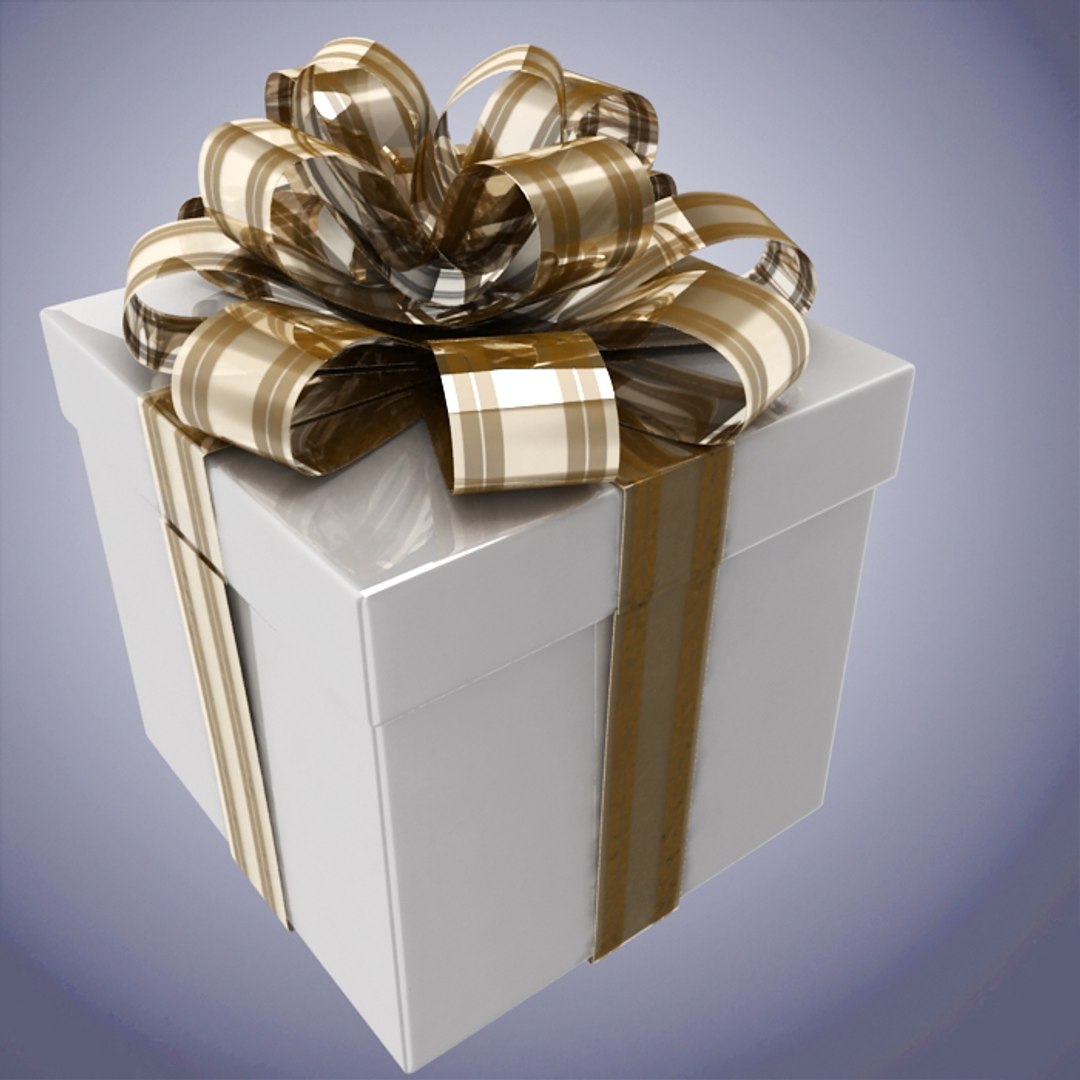 Gift Box 3d Model