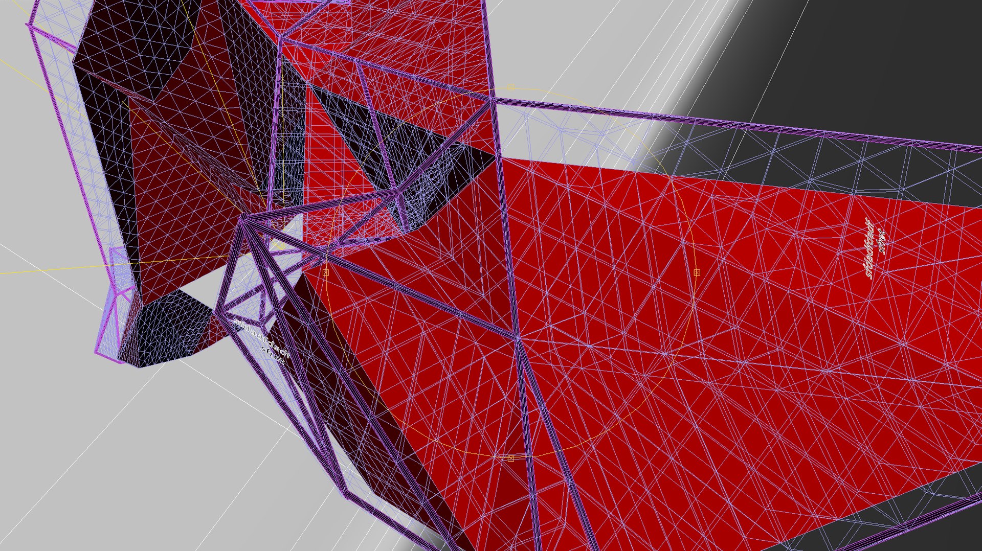abstract scene 3d model