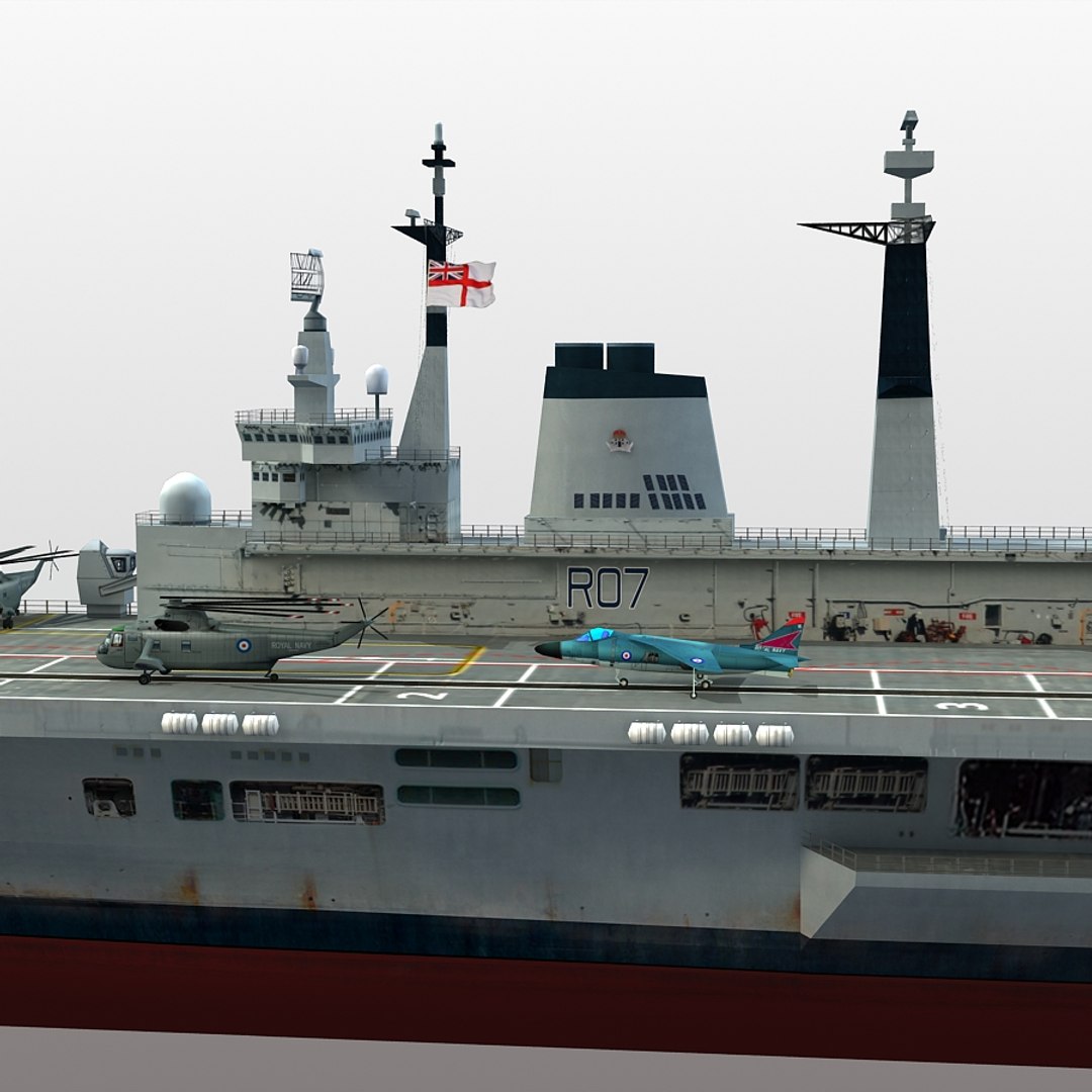 Hms Ark Royal R07 3d Max