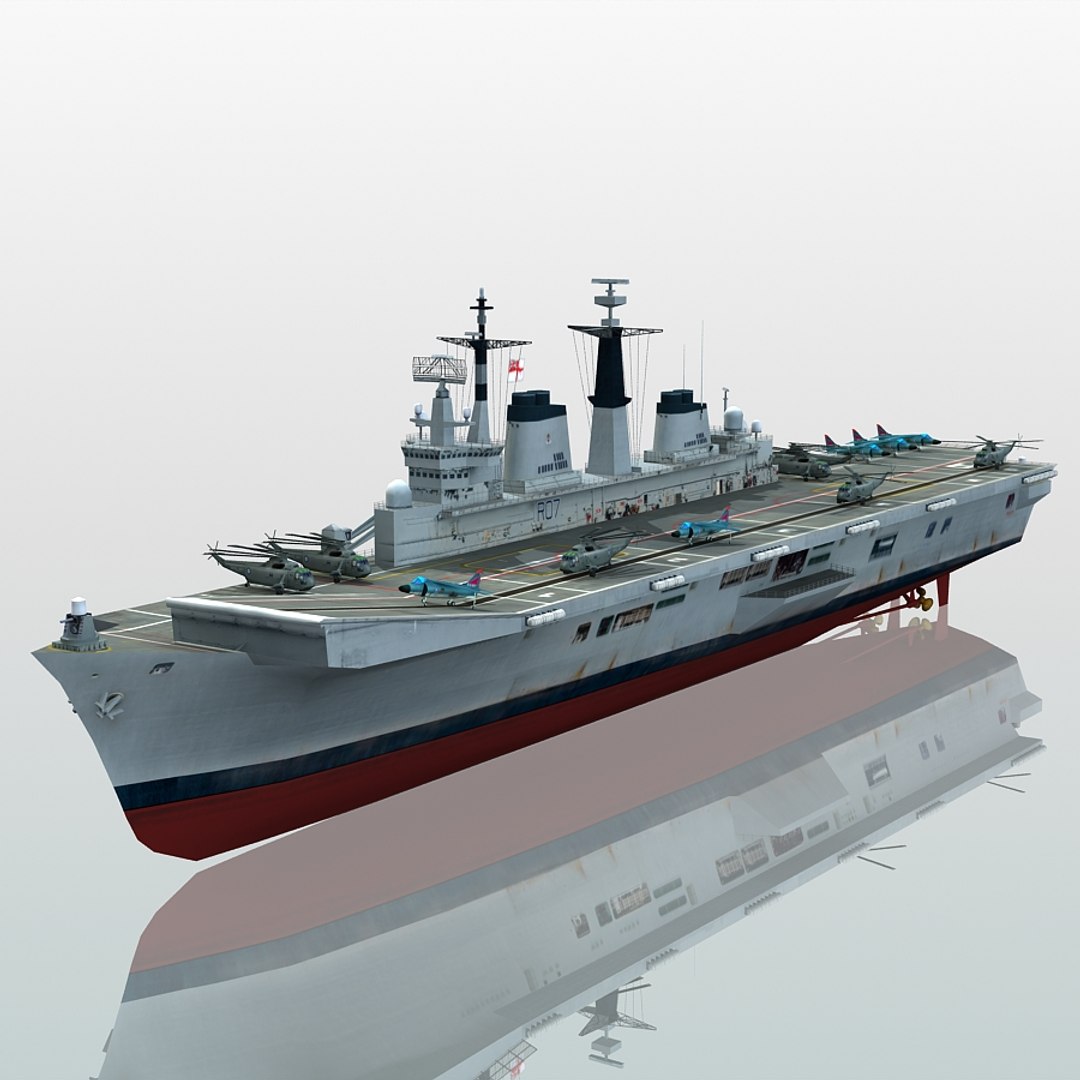 Hms Ark Royal R07 3d Max