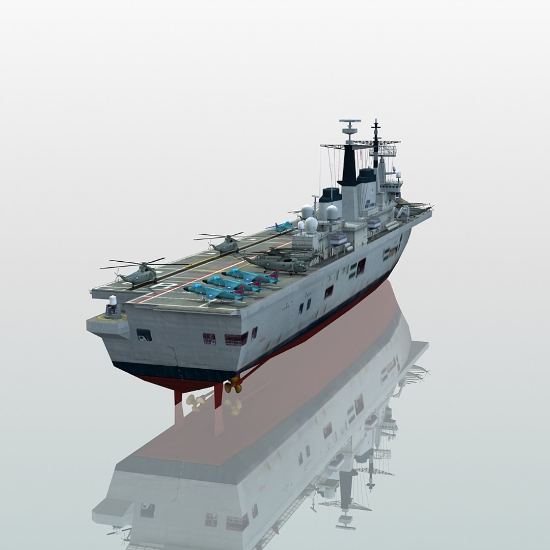 Hms Ark Royal R07 3d Max
