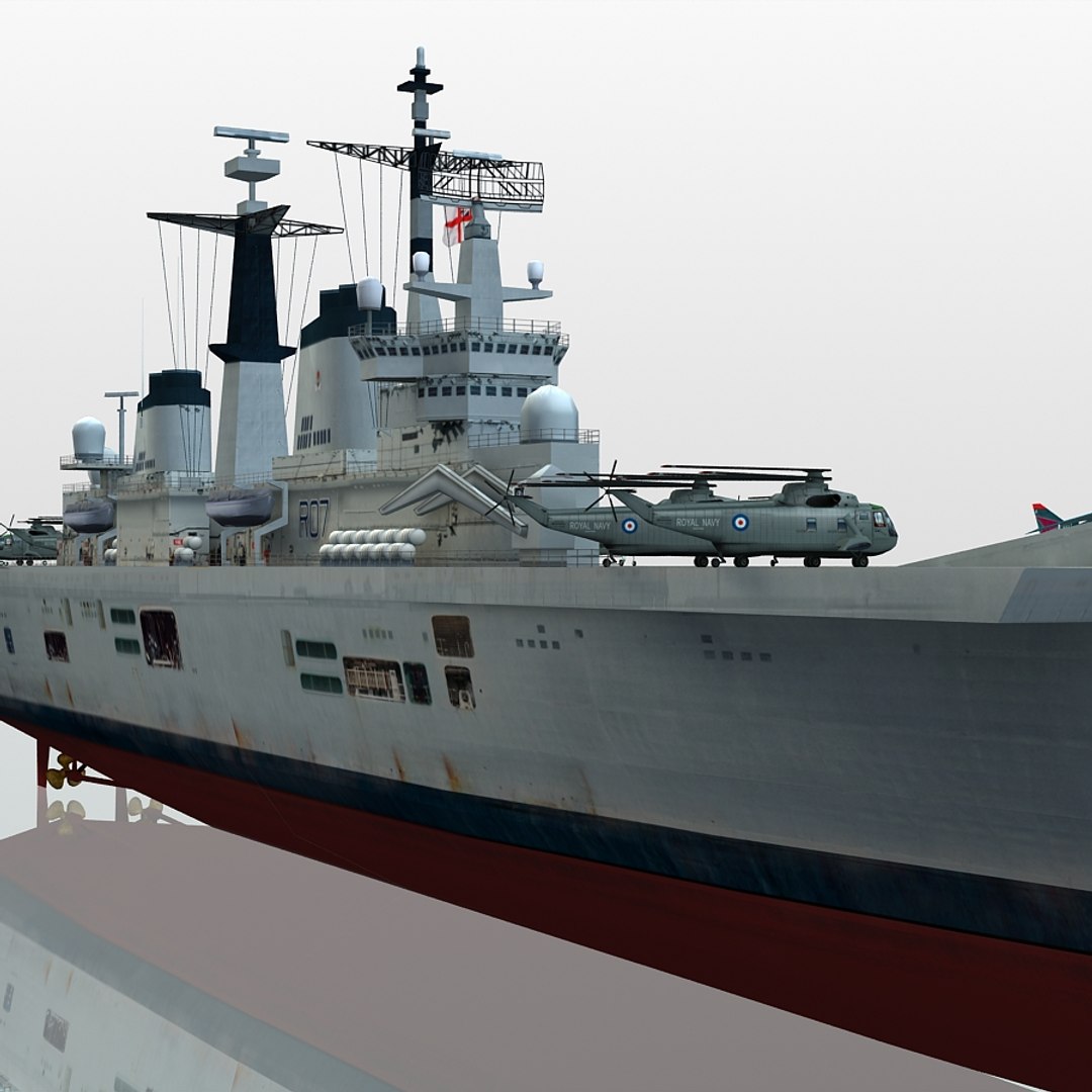 Hms Ark Royal R07 3d Max