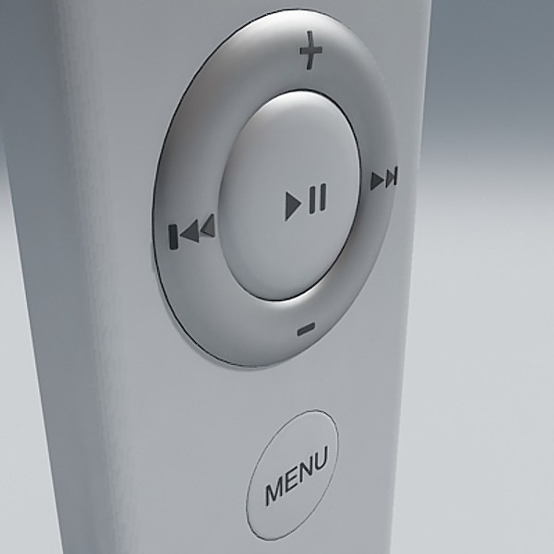 apple remote control 3d max