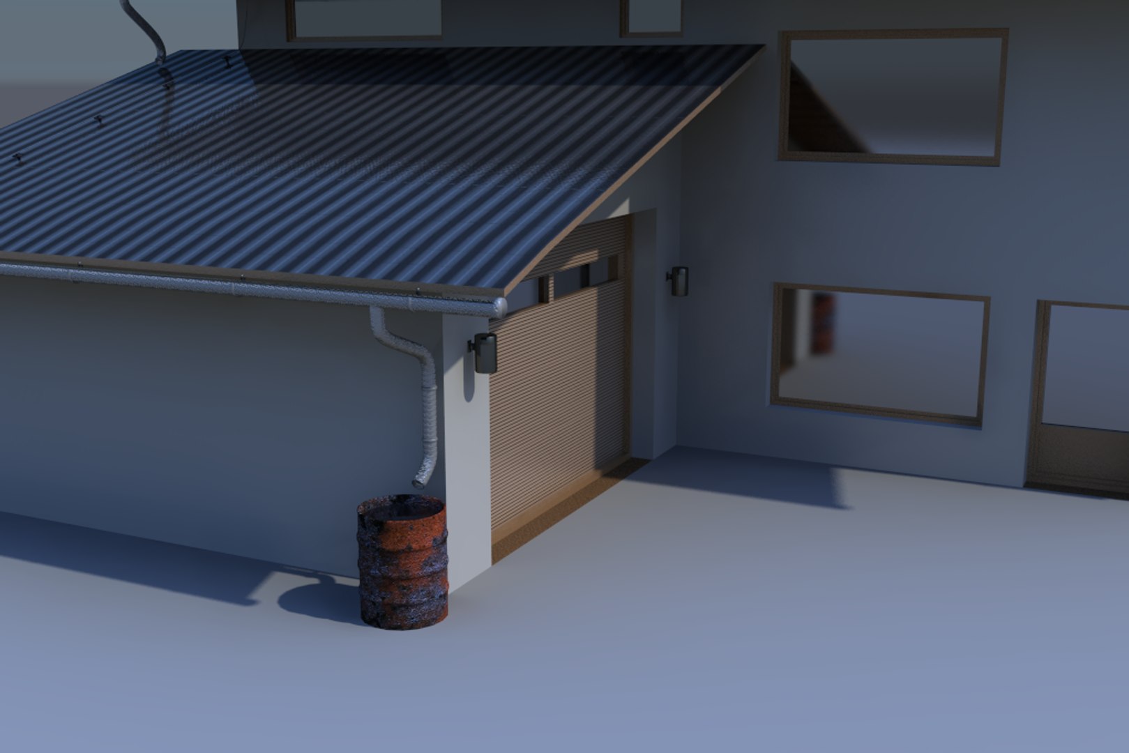 House Alpine Hq 3d Model